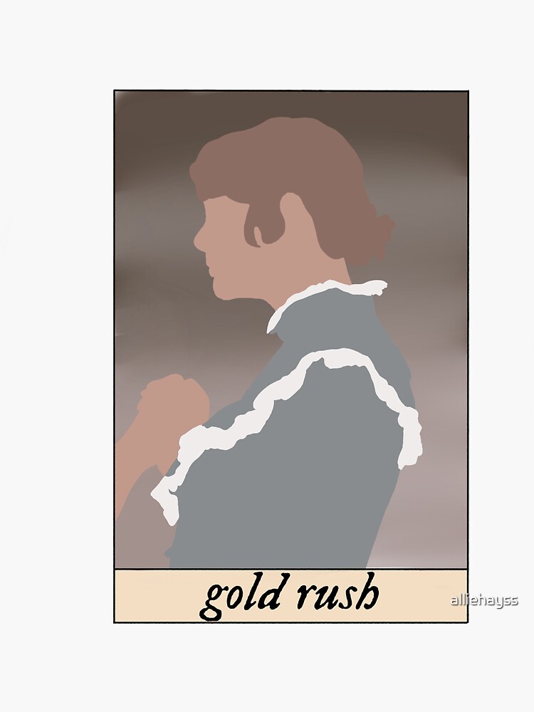 "Gold rush tarot card sticker" Sticker for Sale by alliehayss | Redbubble