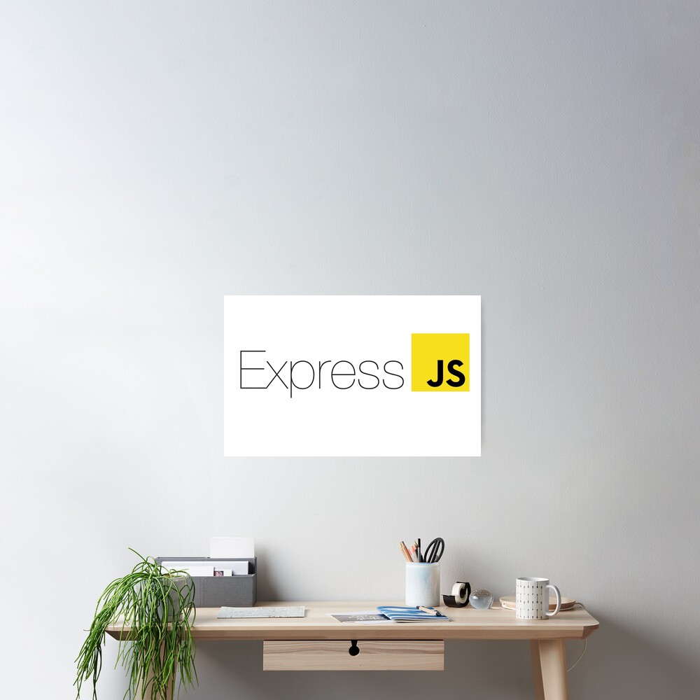 "Express JS" Poster for Sale by hasselbackt | Redbubble