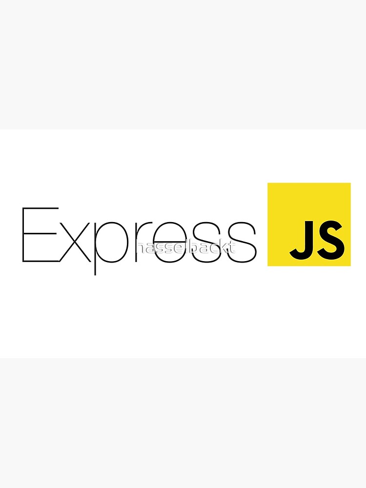"Express JS" Poster for Sale by hasselbackt | Redbubble