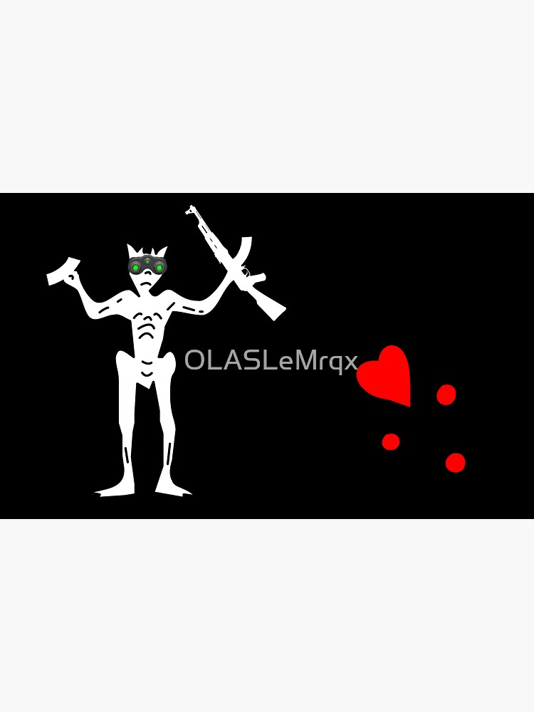 "Blackbeard Goon Flag" Sticker by OLASLeMrqx | Redbubble
