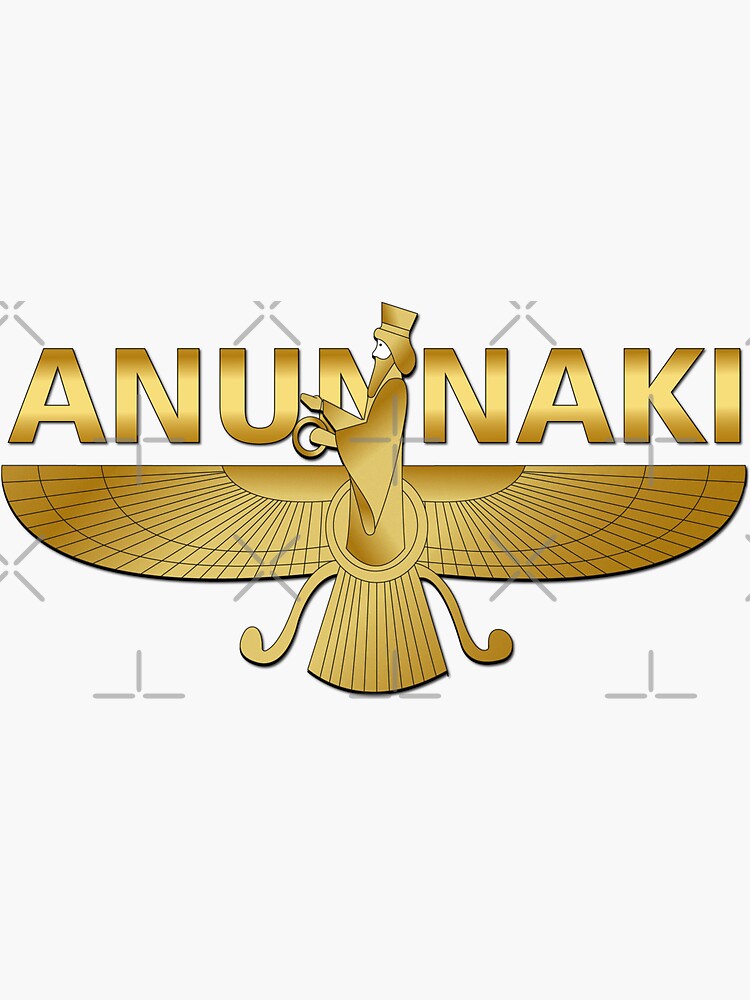 "Ancient Mesopotamian God: ANUNNAKI" Sticker by ilo27 | Redbubble