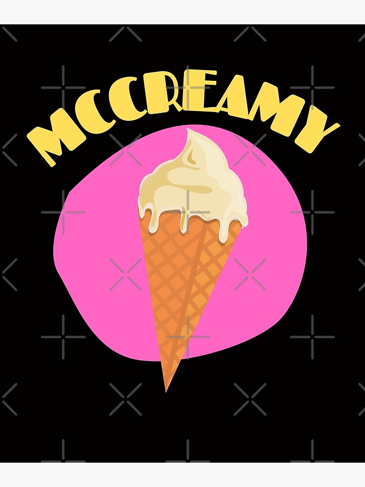 "Mccreamy Youtuber Funny Gamer" Poster for Sale by Beluved | Redbubble
