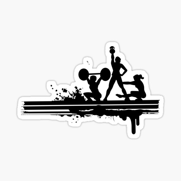 "bodybuilding" Sticker for Sale by SolomonDonkor | Redbubble