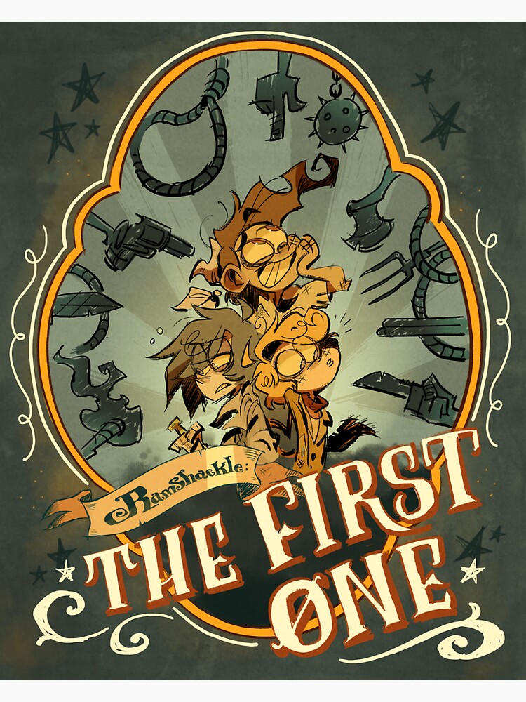 ""RAMSHACKLE: THE FIRST ONE" Cover Page" Sticker for Sale by Zeddyzi ...