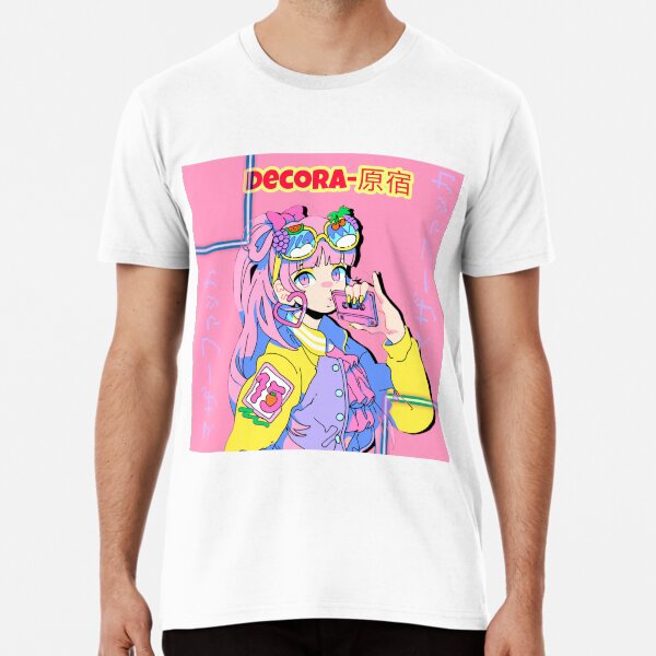 "HARAJUKU DECORA ANIME GIRL" T-shirt for Sale by Tam2001 | Redbubble ...