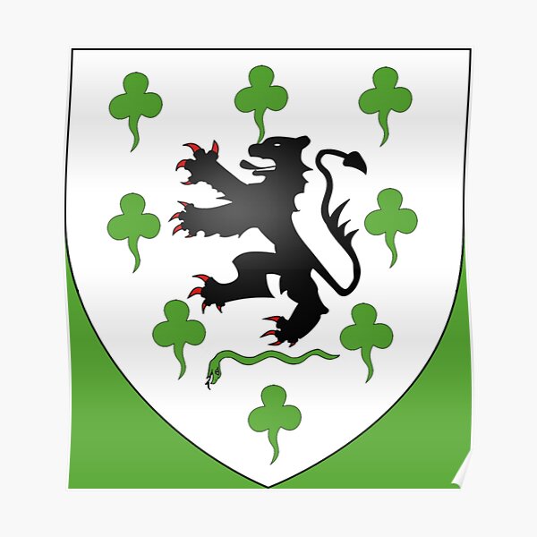 "Coat of Arms of Clan Gallagher " Poster for Sale by Shav | Redbubble