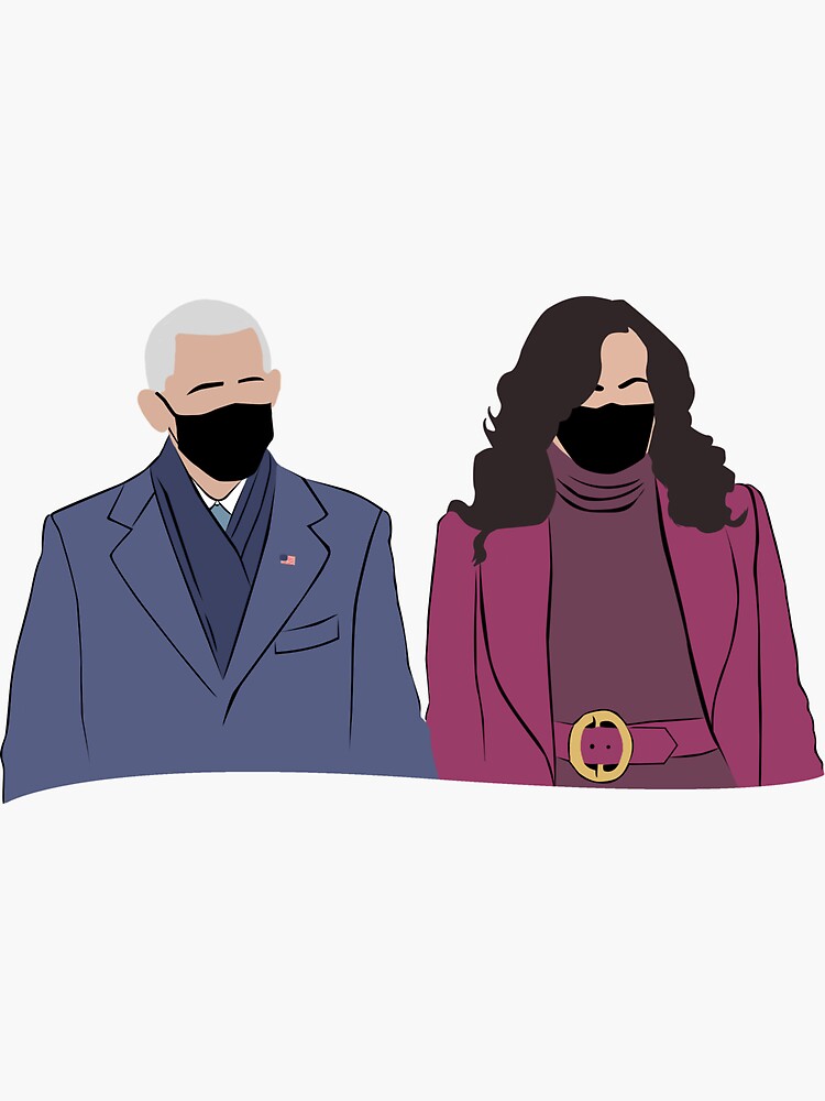 "Inauguration Day Barack & Michelle Obama" Sticker by priugonia | Redbubble