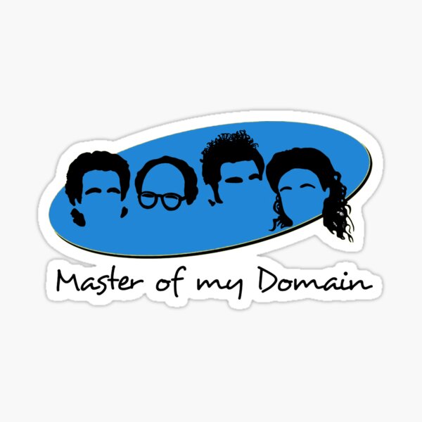 "Master of my Domain " Sticker by craigafrechette | Redbubble