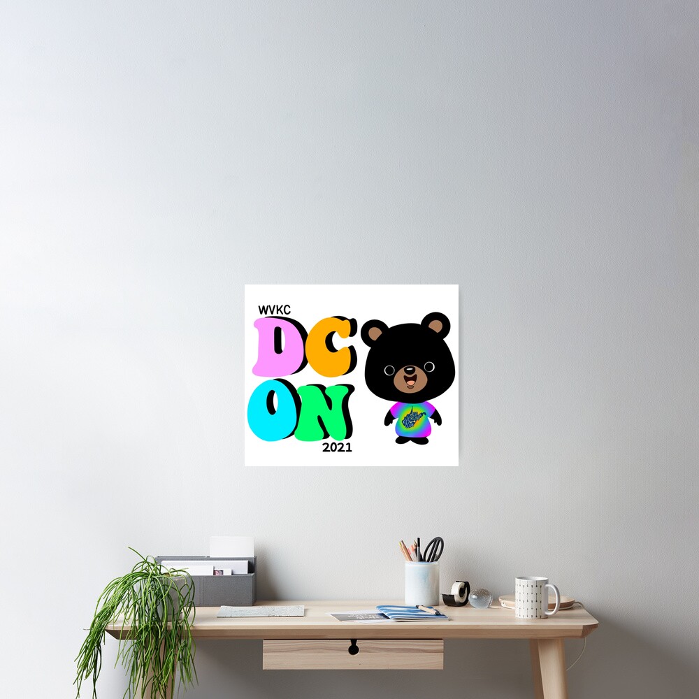 Póster «Logotipo de DCON 2021 KC» de wvkeyclub | Redbubble