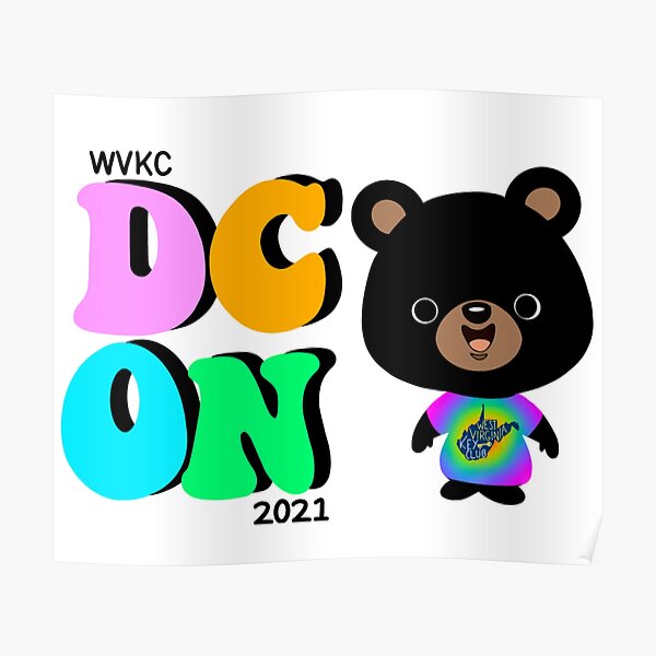 Póster «Logotipo de DCON 2021 KC» de wvkeyclub | Redbubble