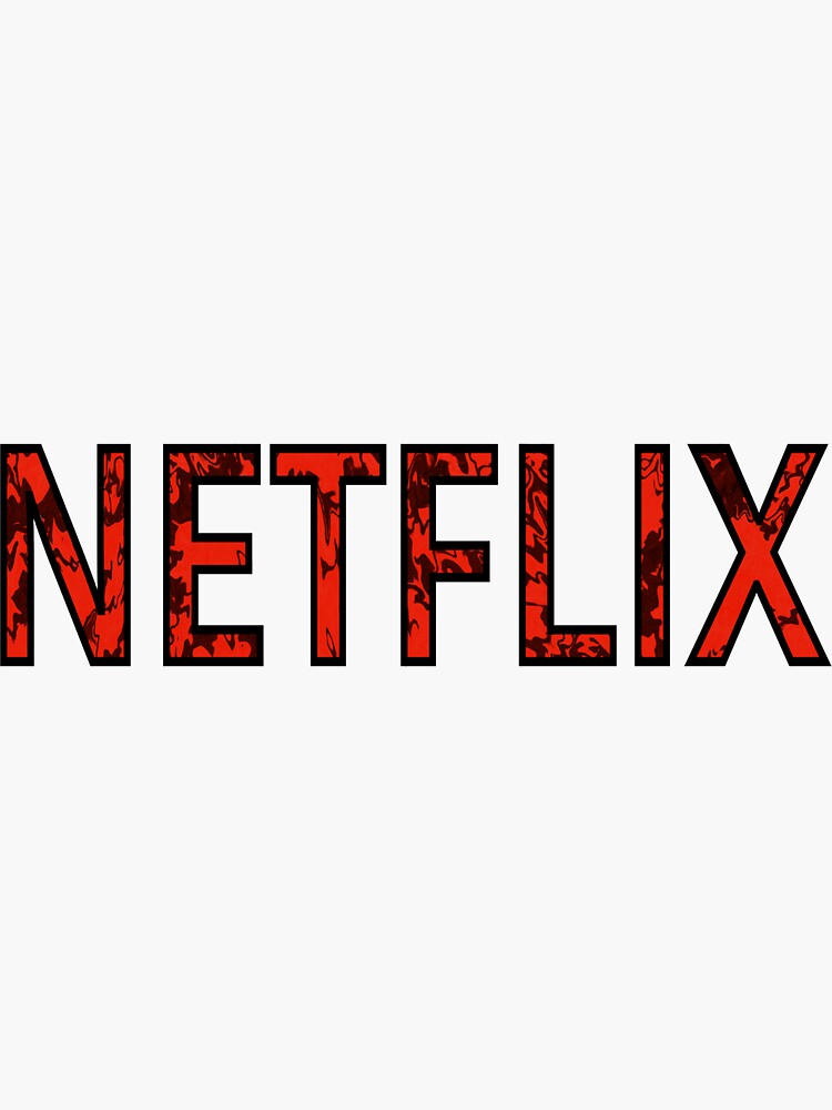 "netflix" Sticker for Sale by Emalee6302 | Redbubble