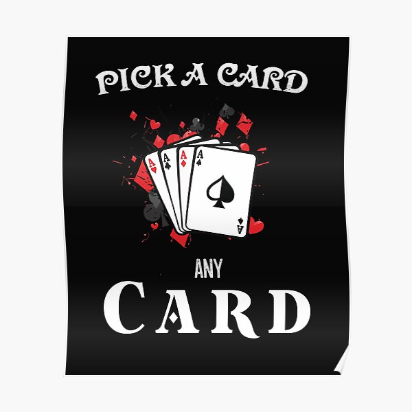 "Pick A Card Anny Card , funny magician playing card , gift idea for ...