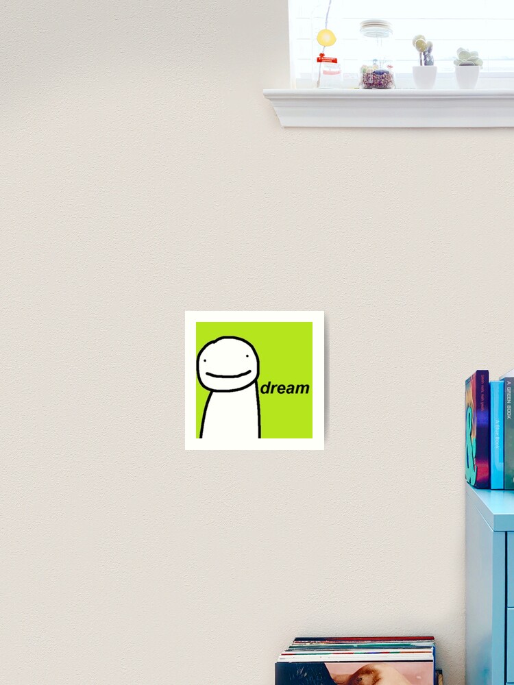 "Dream Minecraft YouTuber" Art Print for Sale by hugoff321 | Redbubble