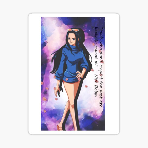 "Nico Robin " Sticker for Sale by ESDT | Redbubble