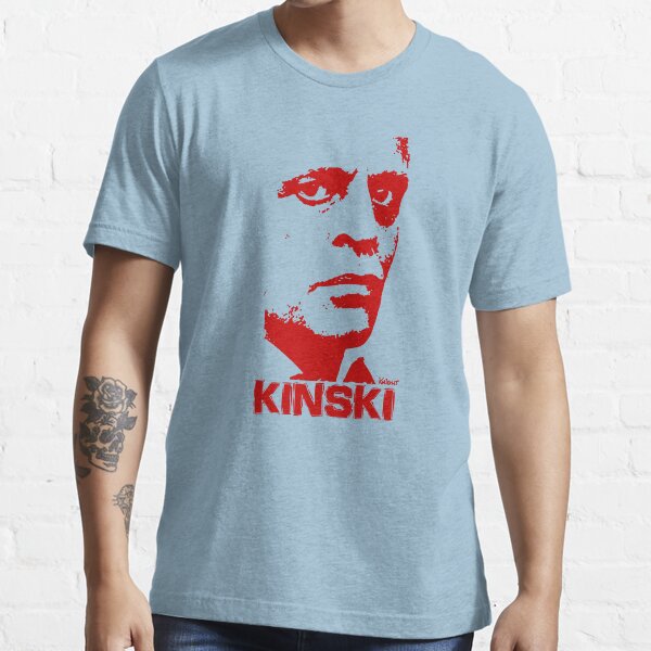 "KINSKI - Red" T-shirt for Sale by JarrodKnight | Redbubble | actors t ...