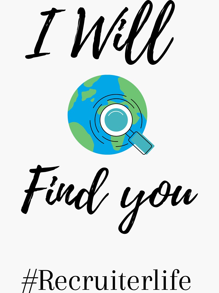 "Funny recruiting quotes" Sticker for Sale by Samana-z | Redbubble