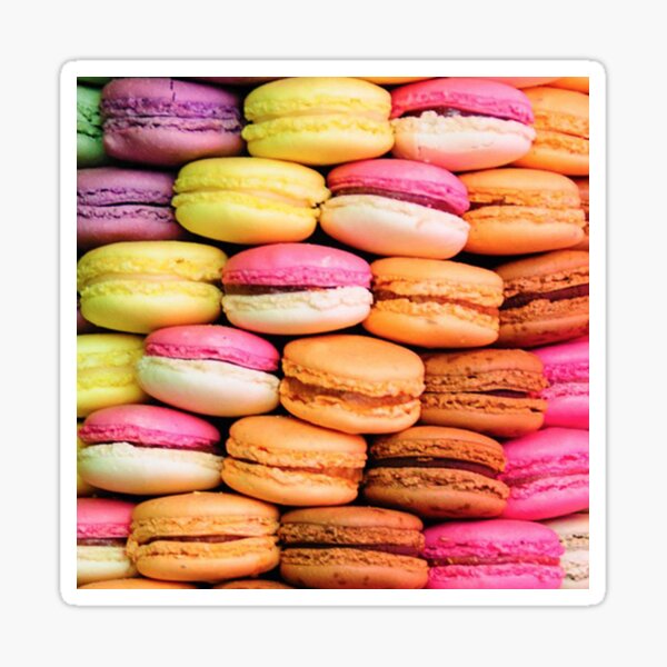 "rainbow macarons" Sticker for Sale by JonHerrera | Redbubble
