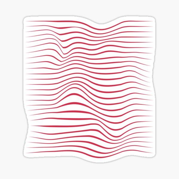 "Wavy" Sticker by strangecity | Redbubble