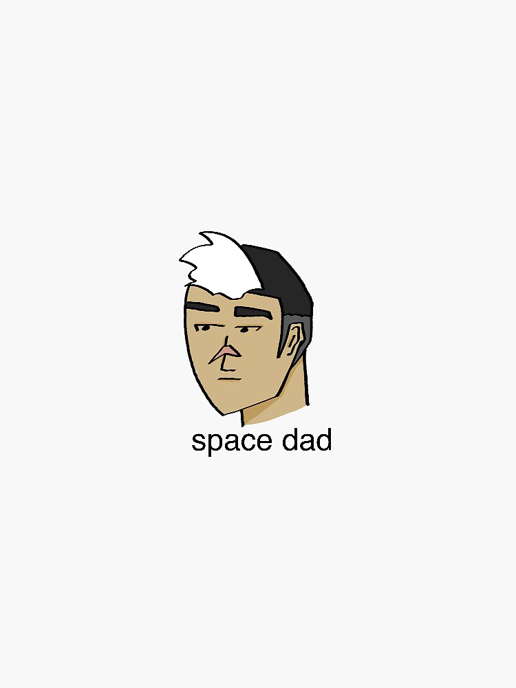 "space dad" Sticker for Sale by sicrittunnel | Redbubble