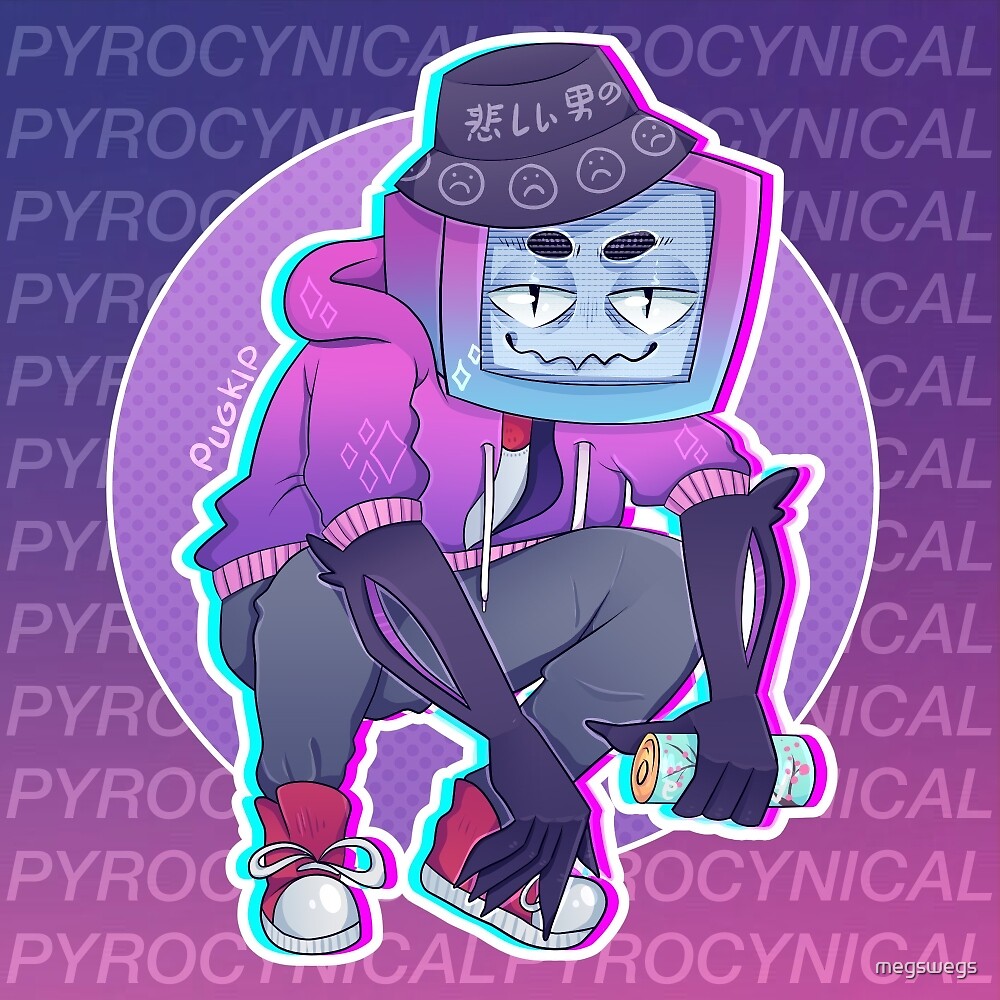 "Pyrocynical" by Meg Lee | Redbubble