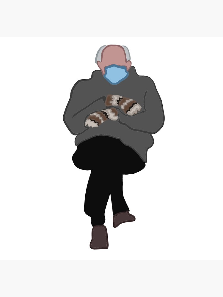 "bernie sanders mitten Meme" Art Print by 2d-cherubim | Redbubble