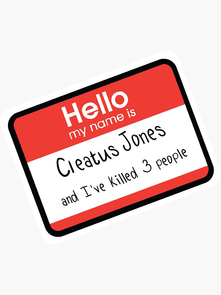 "Cleatus Jones - Trail to Oregon" Sticker for Sale by Hannahbark-art ...
