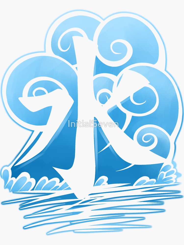 "Water Tribe Symbol V3 Transparent" Sticker for Sale by InitialSeven ...