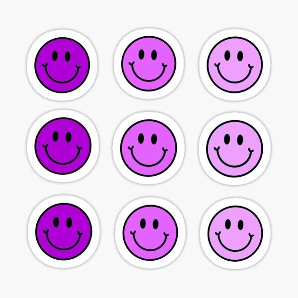 "Purple 9-Pack" Sticker for Sale by Art by Amanda | Redbubble