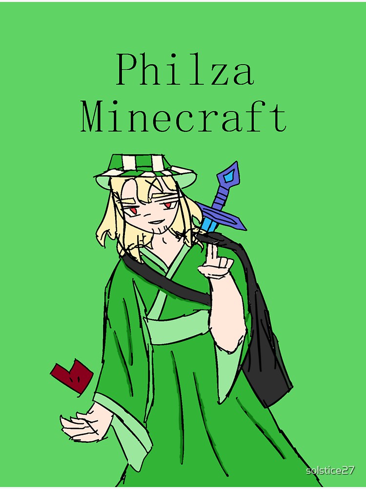 "Philza Minecraft" Sticker by solstice27 | Redbubble
