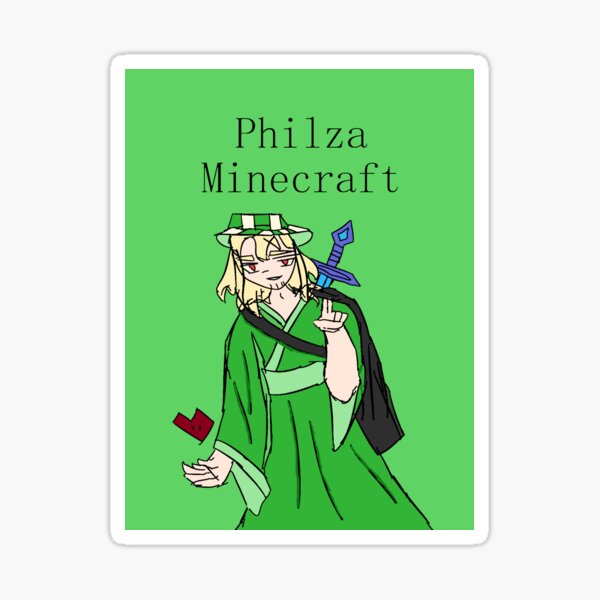 "Philza Minecraft" Sticker by solstice27 | Redbubble