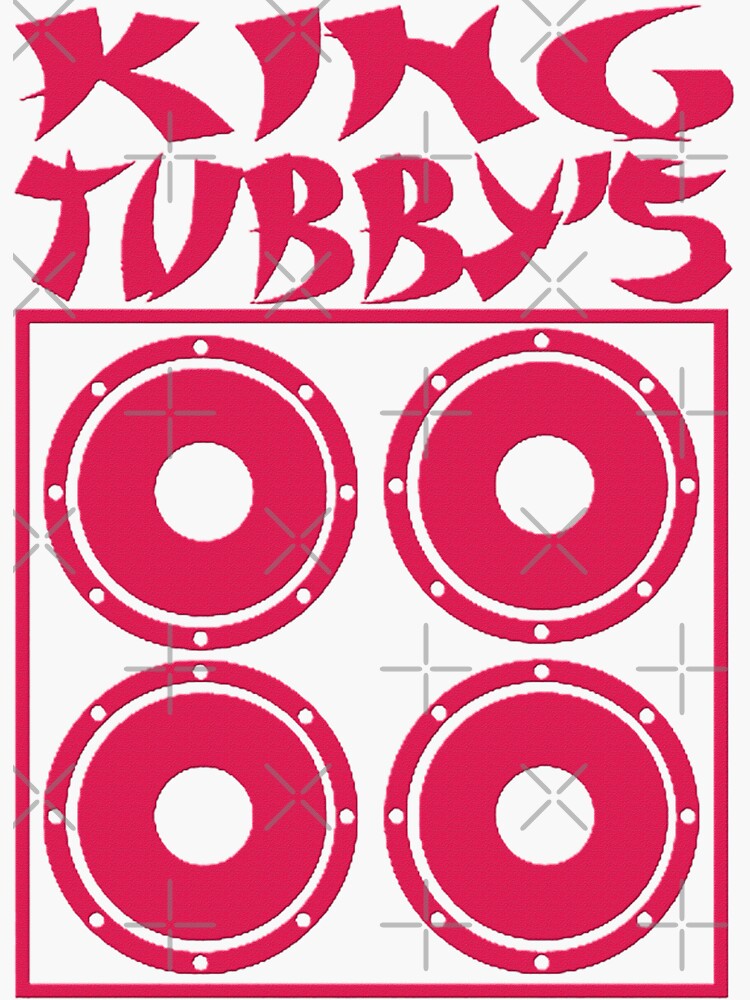 "King Tubby's" Sticker for Sale by wolzju | Redbubble