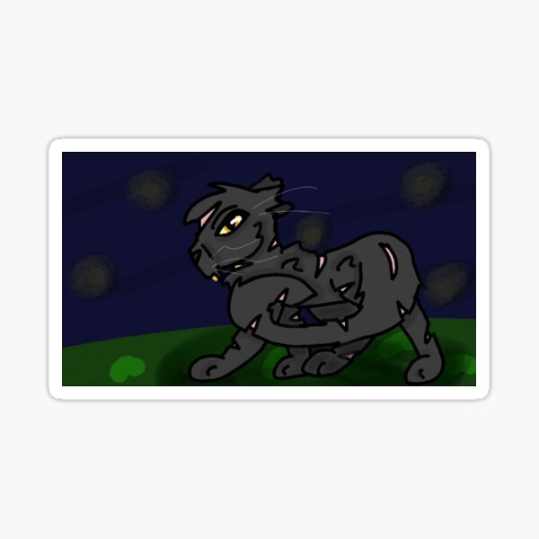 "Yellowfang Scene" Sticker for Sale by ceolsonart | Redbubble