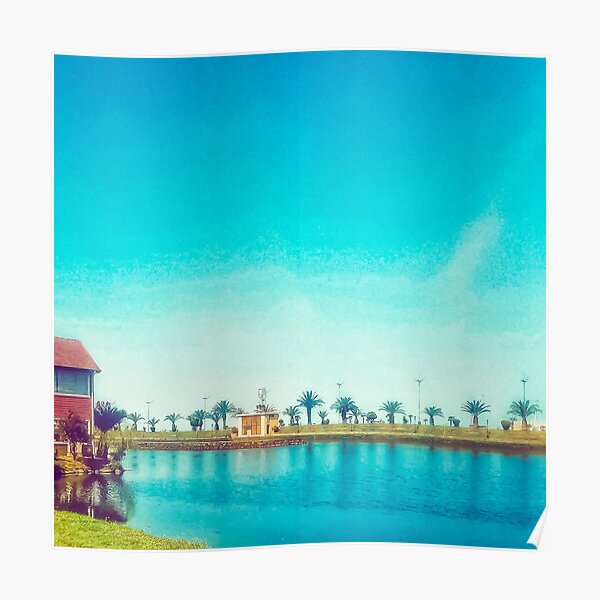 "PALMTREES BEACH" Poster by JoySpark | Redbubble