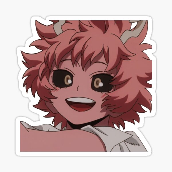 "Mina ashido" Sticker by ShaarkArt | Redbubble