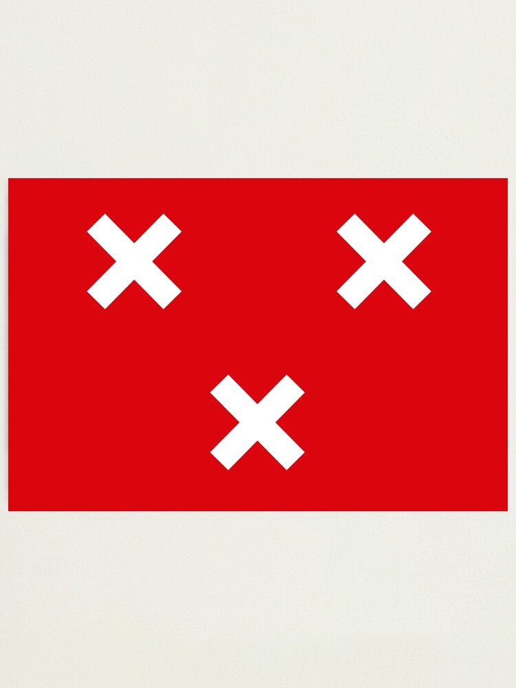 "Flag of Breda, Netherlands" Photographic Print by brigadeiro | Redbubble