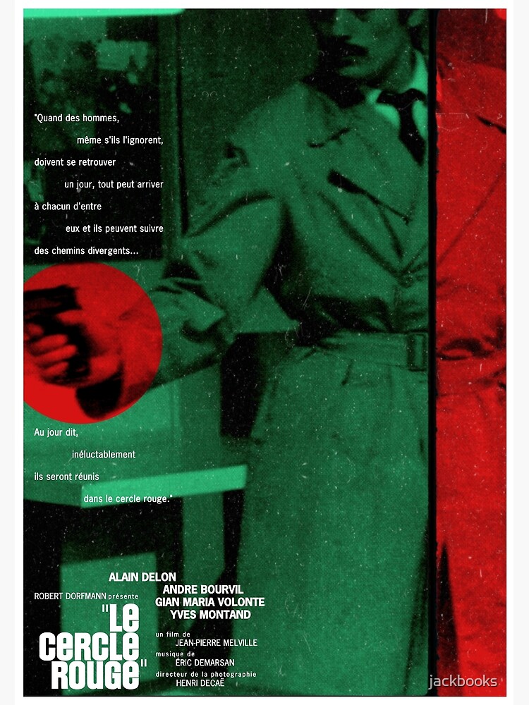 "Le Cercle Rouge/The Red Circle (1970) - Movie poster design" Poster ...