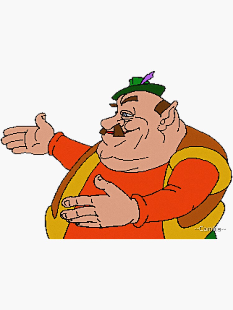 "Morshu Showing" Sticker for Sale by --Camiila-- | Redbubble