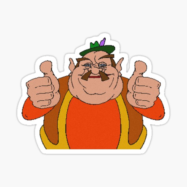 "Morshu approves" Sticker for Sale by --Camiila-- | Redbubble