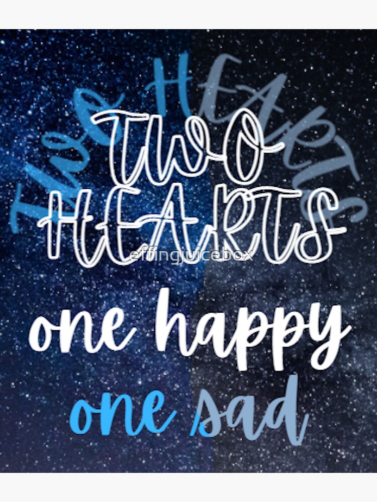 "Two Hearts" Sticker by effingjuicebox | Redbubble