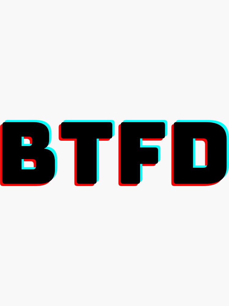 "BTFD | Stock Meme | Buy the Dip" Sticker by wallstreetgifts | Redbubble
