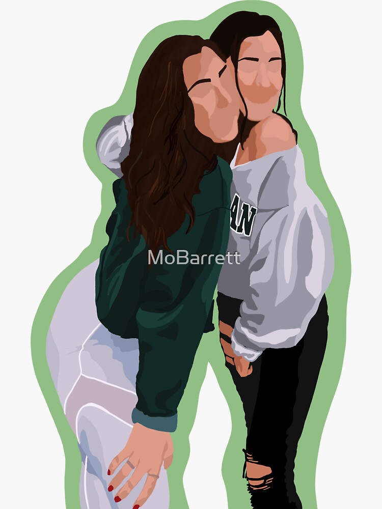 "libby and renae" Sticker by MoBarrett | Redbubble