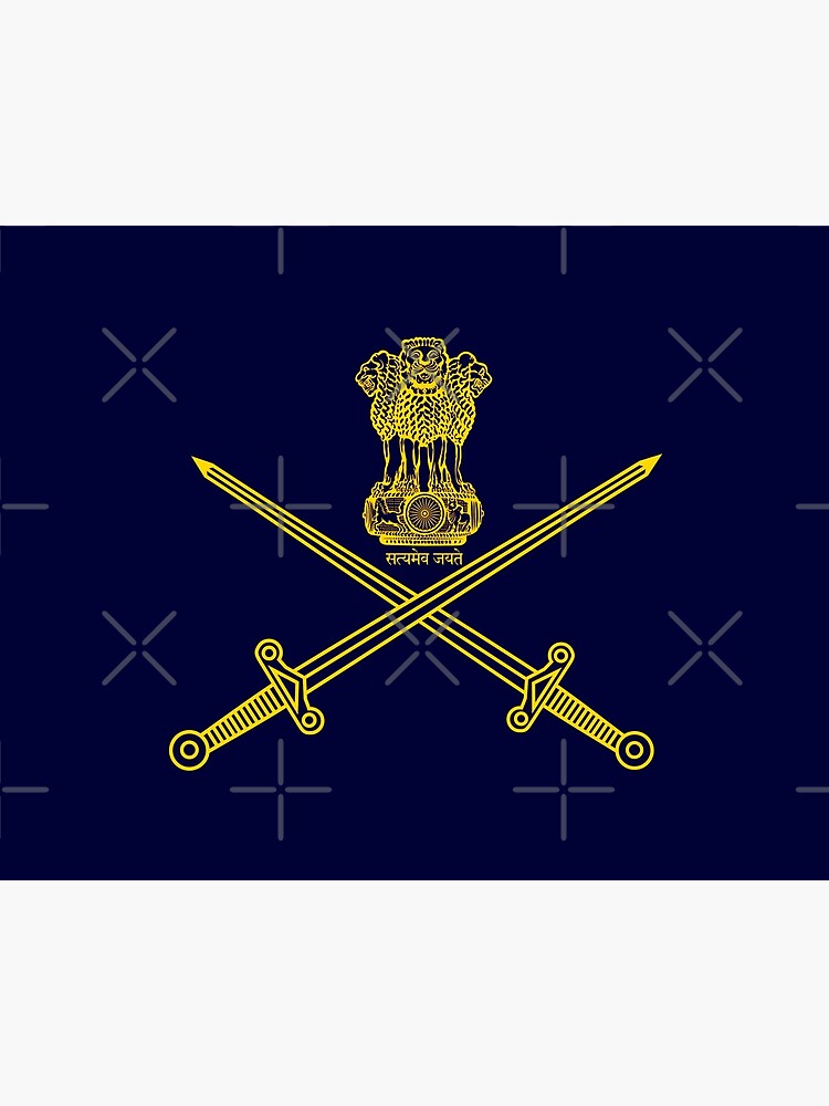 "INDIA INDIAN ARMY CREST" Art Board Print for Sale by enigmaticone ...