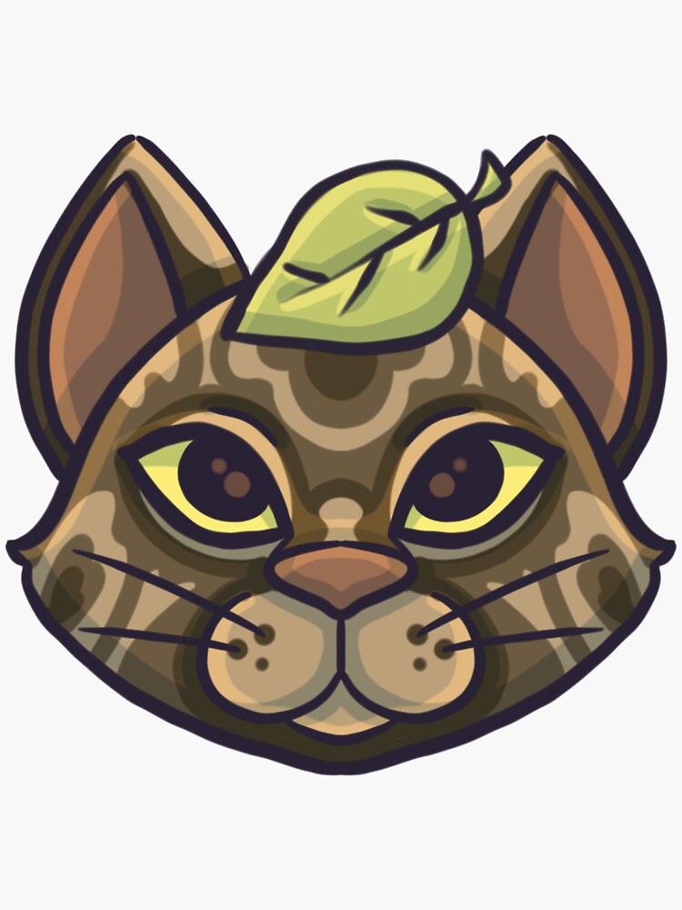 "Oberon Cat" Sticker for Sale by aftonsteps | Redbubble