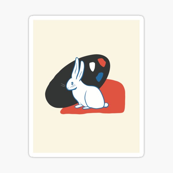 "White Rabbit Candy" Sticker by copangco | Redbubble