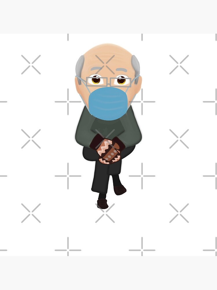 "Bernie Cartoon" Art Print by Amandabeau01 | Redbubble