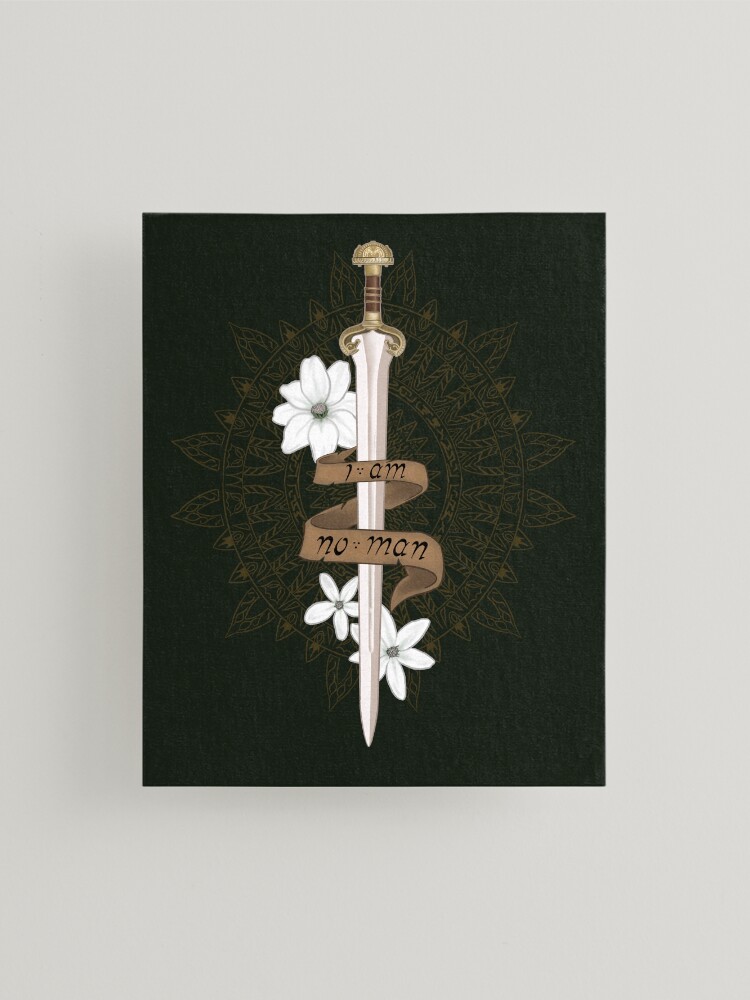 "I Am No Man" Mounted Print for Sale by Sunshine Owl Crafts | Redbubble