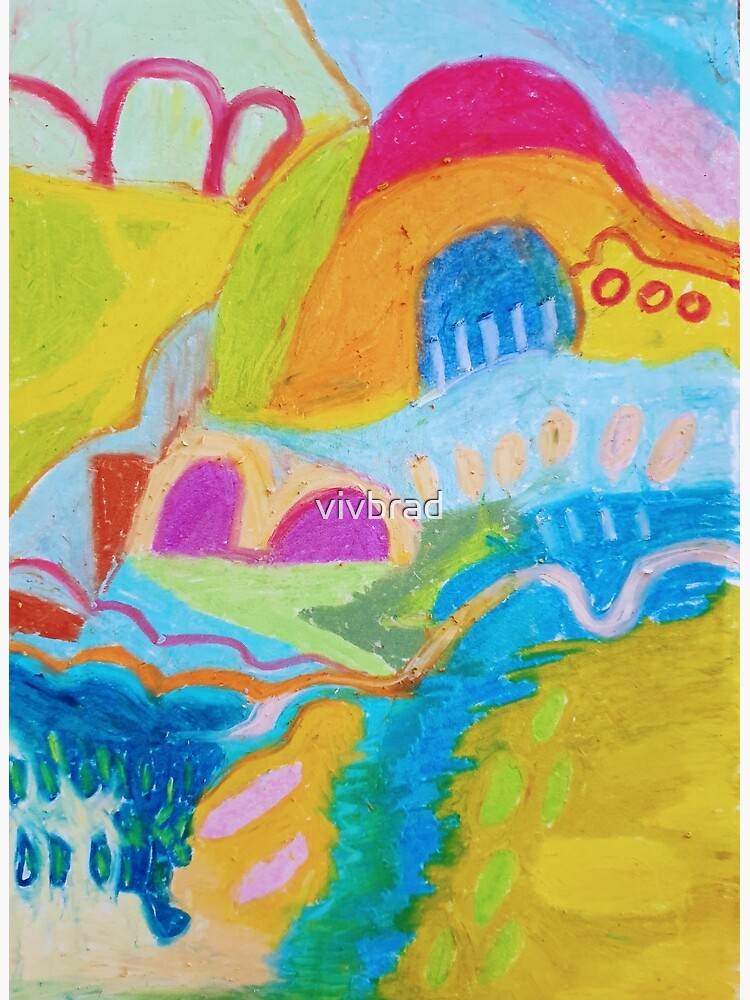 "Funky Fun and Frivolous aus der Original Oil Pastell Painting VIVBRAD ...