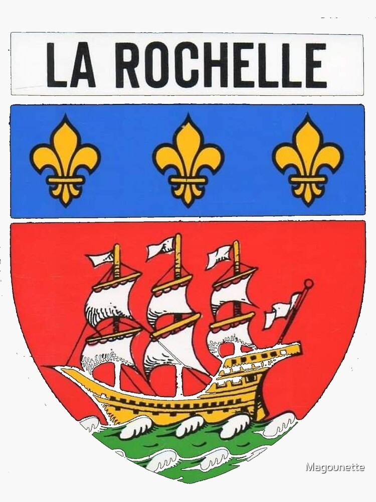 "La Rochelle" Sticker by Magounette | Redbubble