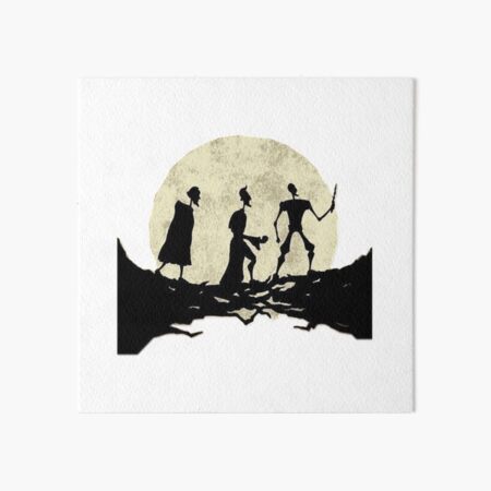 "moon steps" Art Board Print by Bigyork | Redbubble