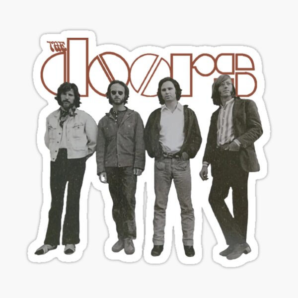 "The Doors Band The Doors Band Three" Sticker for Sale by FireFlyTee ...